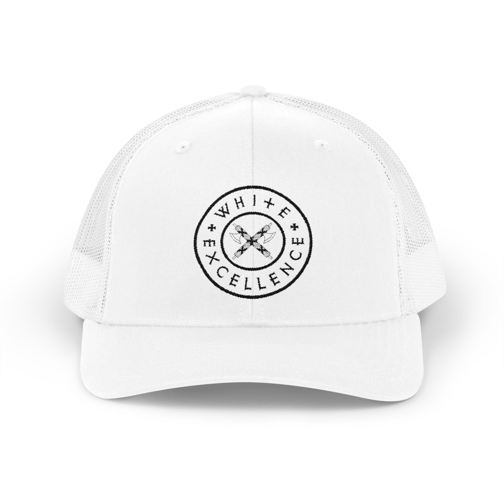 Trucker Snap | White Excellence Logo in Black - White Excellence